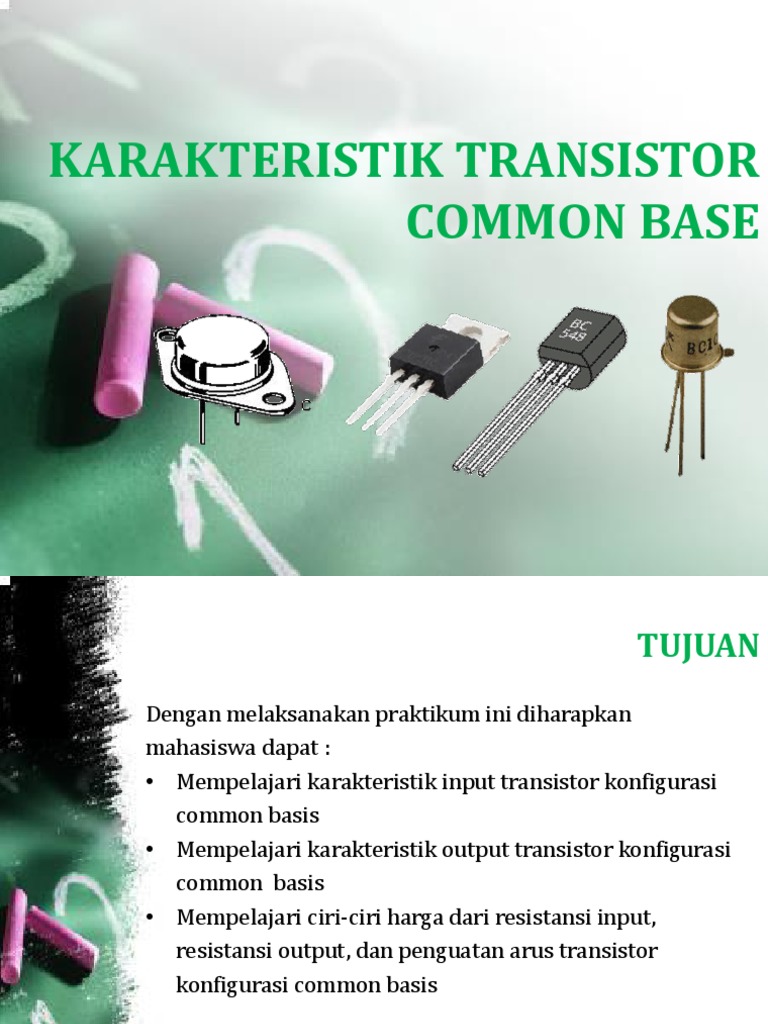 Karakteristitik Transistor Common Base | PDF
