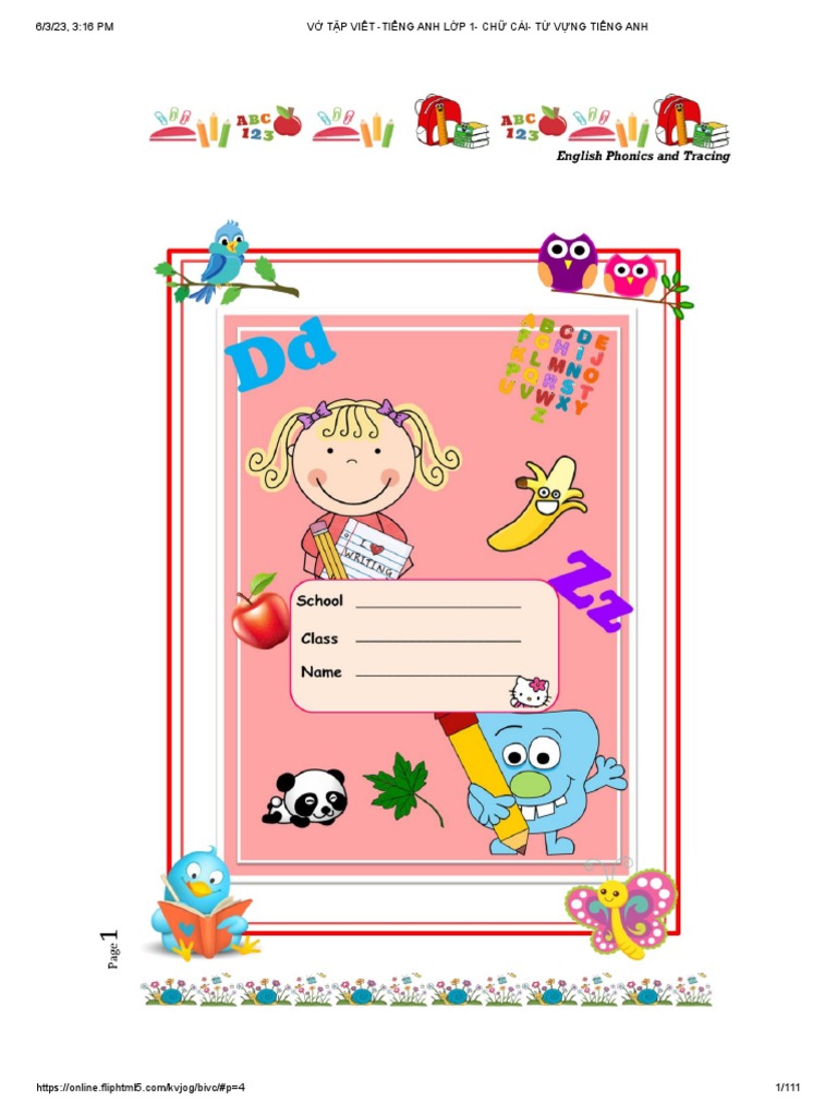 English Writing for Grade 1 | PDF | Foreign Language Studies