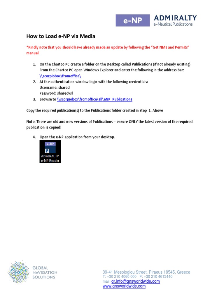 How To Load eNP Via Media - Optimum | PDF | Software | Computer Science