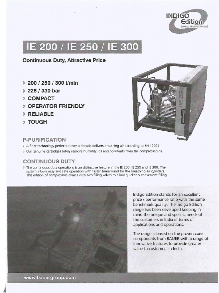 Bauer Compressor Brochure PDF | PDF