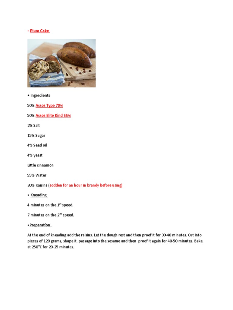Recipe For Bread and Cake English | PDF | Cakes | Dough