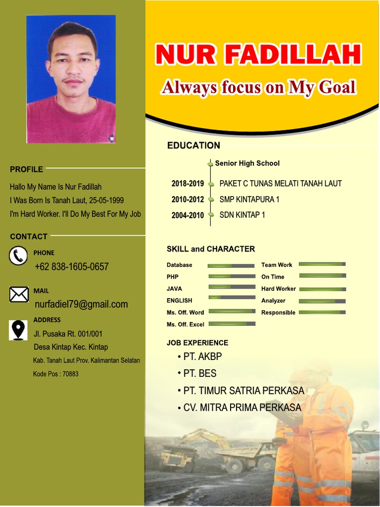 Cv. Nur Fadillah | PDF