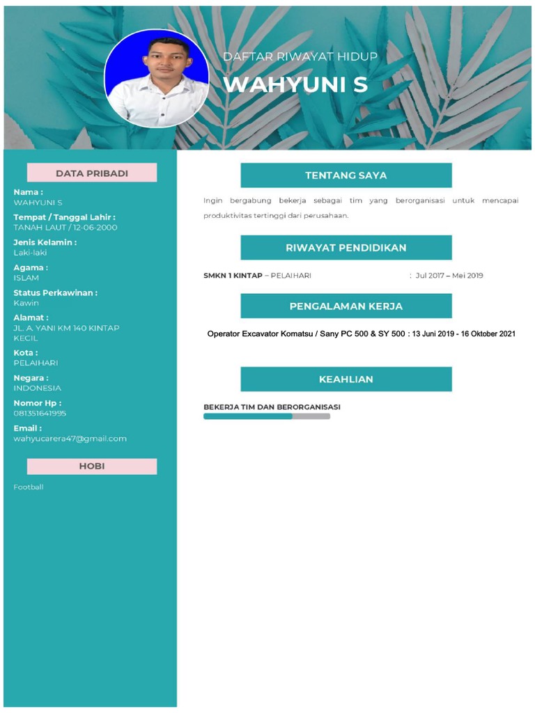 Cv. Wahyuni | PDF