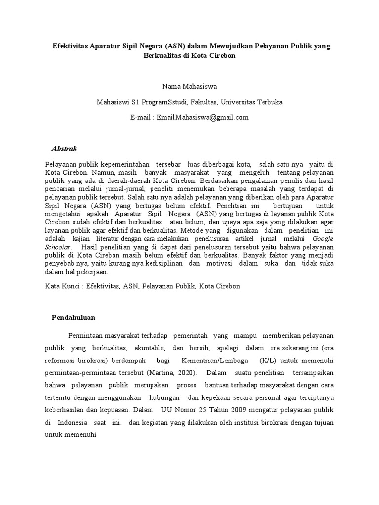 Contoh Karil 3 | PDF