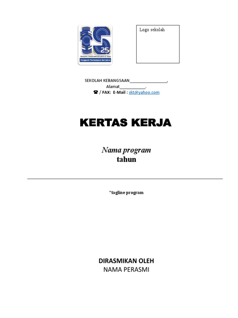 Template Kertas Kerja Hari Sukan | PDF