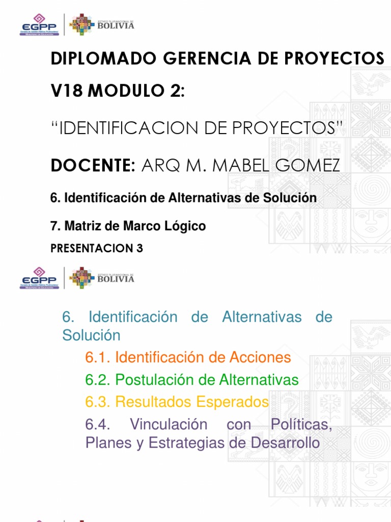 Presentacion DGP - V18 M2 IDENTIFICACION DE PROYECTOSEMAS 6-7 PRESENTACION 3 | PDF | Semáforo ...