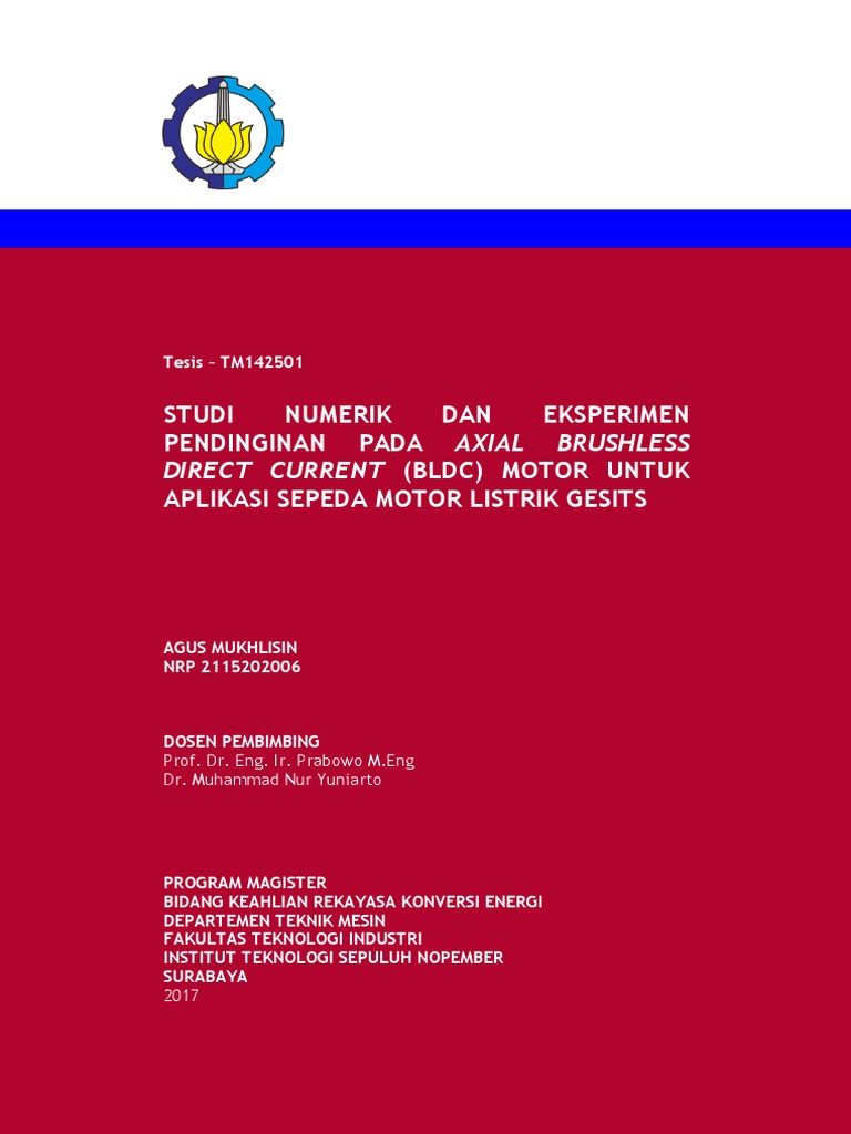 Pendinginan Motor BLDC untuk GESITS | PDF | Sains & Matematika | Komputer