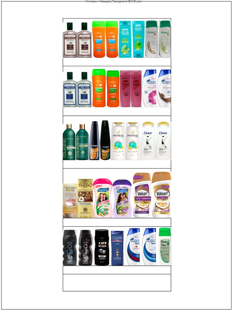 Shampoo - 1 Anaquel - Planograma Final | PDF