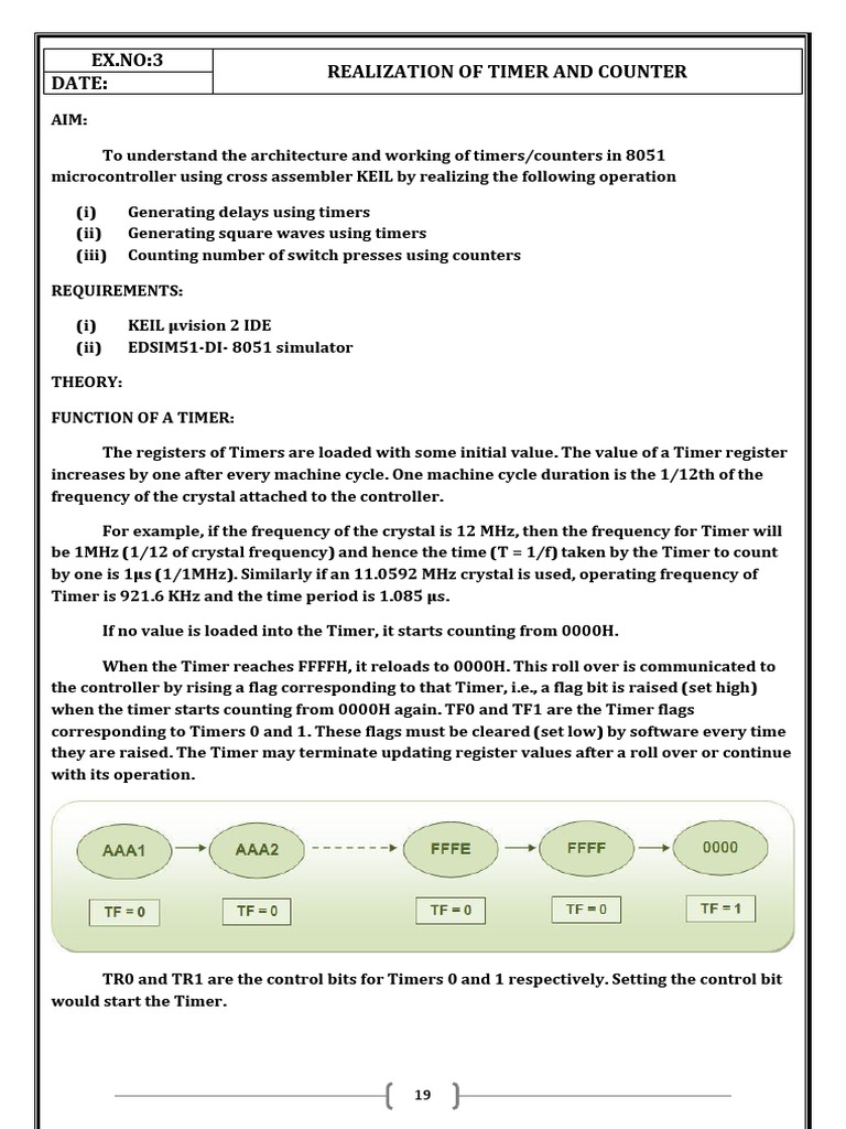 Timers and Counters | PDF | Timer | Hertz