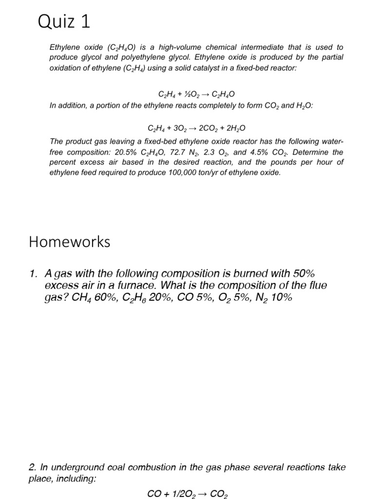 Combustion - Sample Questions | PDF | Science & Mathematics ...