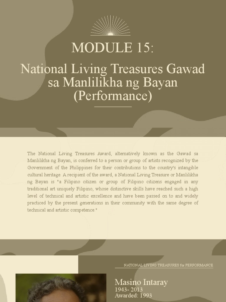 Module 15 Powerpoint Module 15 | Download Free PDF | Performing Arts