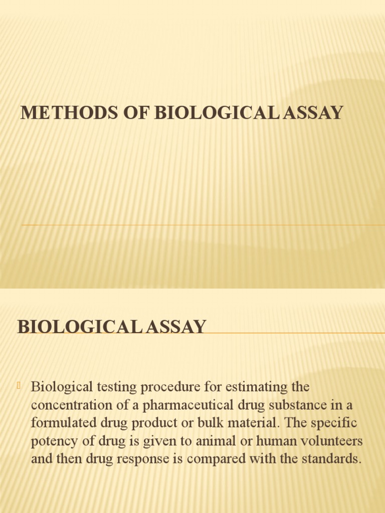 Biological Assay | PDF