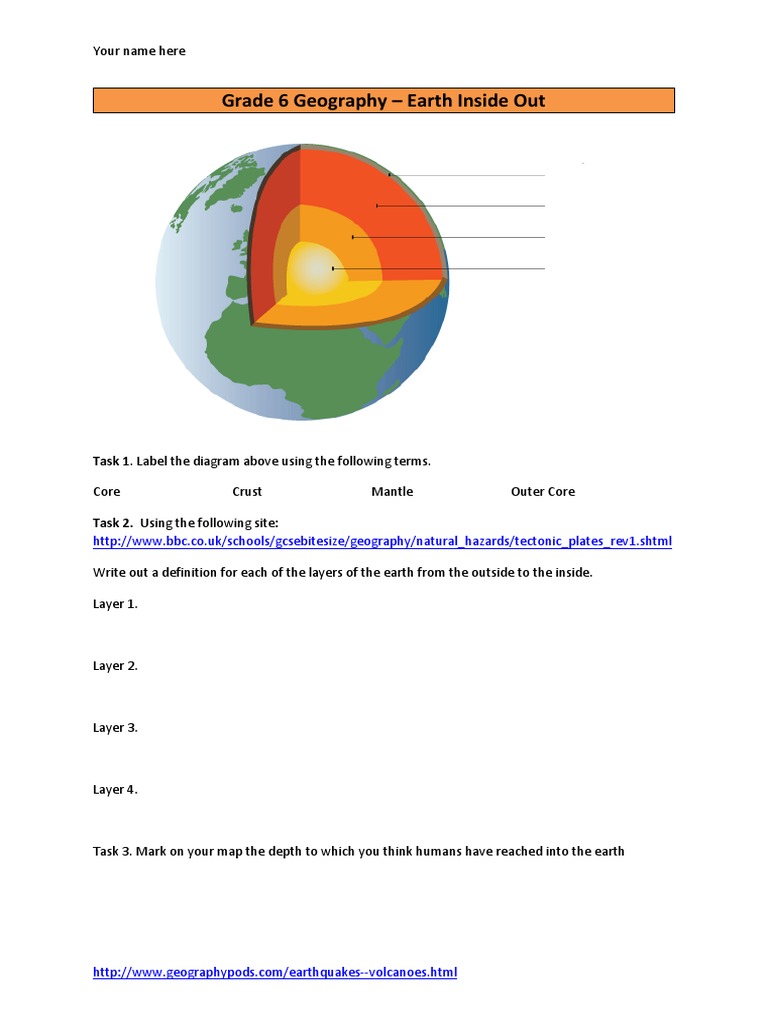 Structure of The Earth 1 1 | PDF