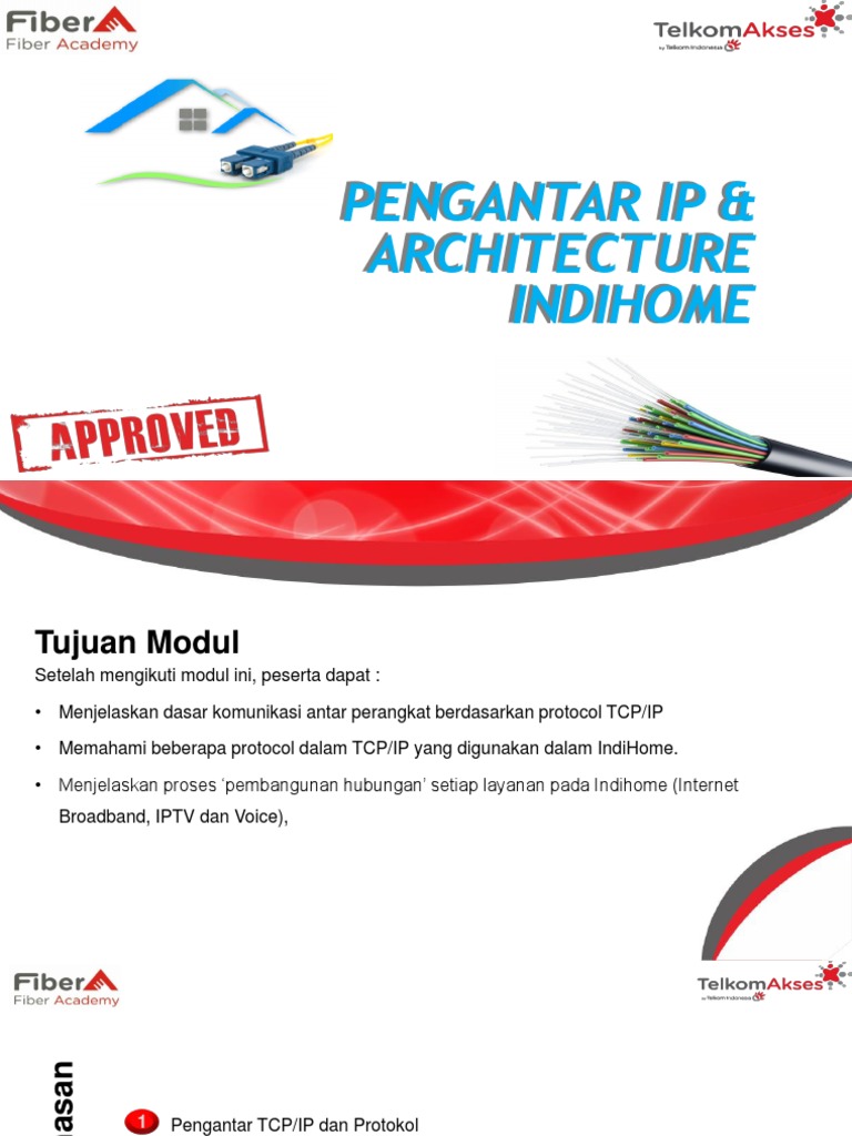 E-Learning Modul 3-Pengantar IP Dan Arsitektur Indihome | PDF