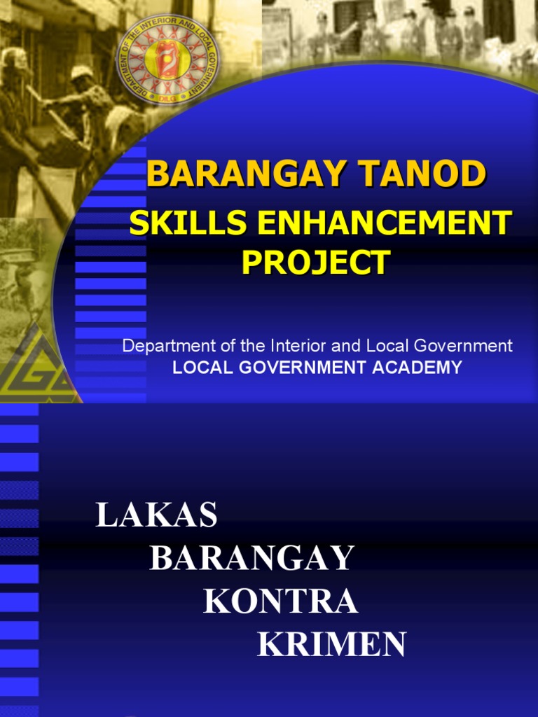 1 - Barangay Skills Enhancement Project | PDF | Emergency Management ...
