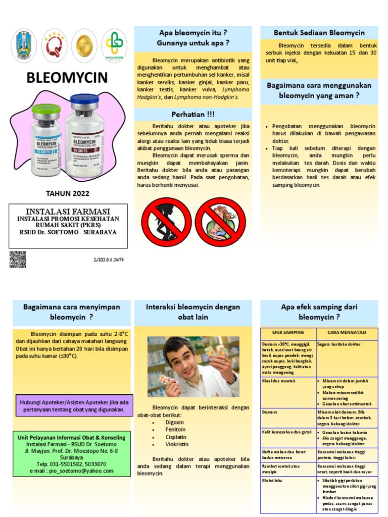 Panduan Penggunaan Bleomycin untuk Kanker | PDF