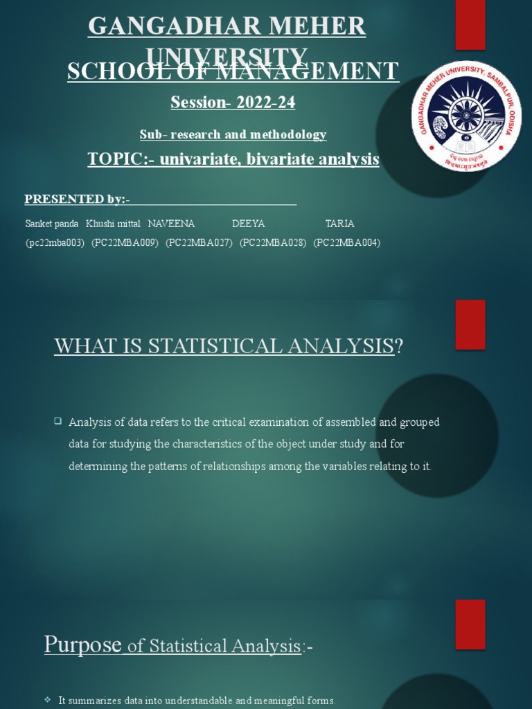 Univariate Analysis | PDF