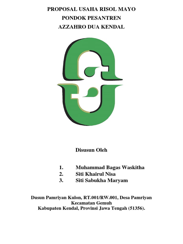 Proposal Usaha Risol Mayo | PDF
