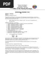 Templates For Barangay Assembly | PDF