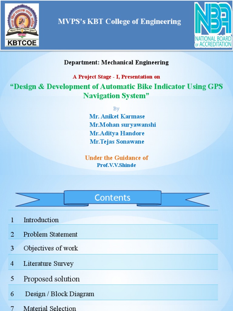 Automatic Bike Indicator Design | PDF | Global Positioning System ...