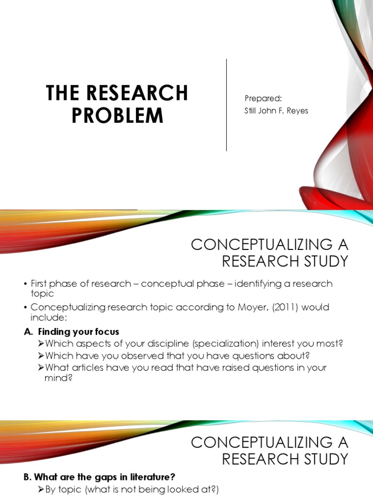 4 - The Research Problem | PDF | Hypothesis | Theory