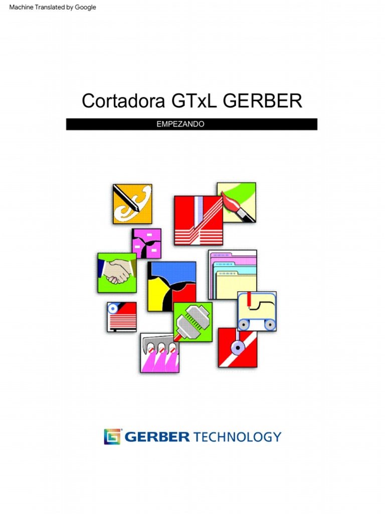 manual Gerber cutter en español | PDF | Informática | Ingenieria Eléctrica