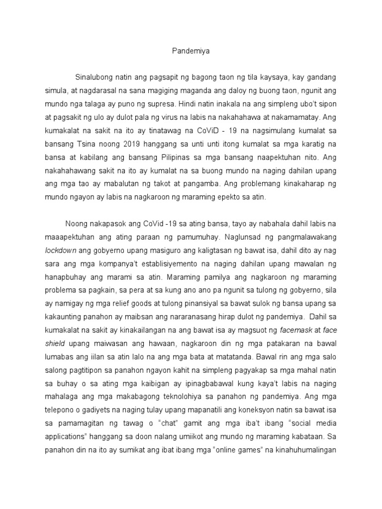 Pandemiya | PDF