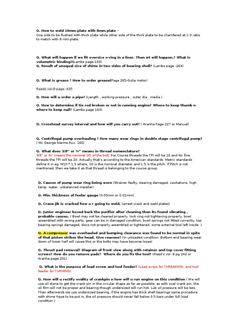 Class 2 Oral Questions and Answers | PDF | Technology & Engineering