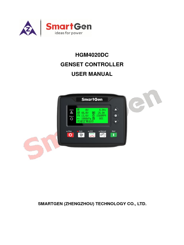 Smartgen 4020 | PDF | Power Supply | Mains Electricity