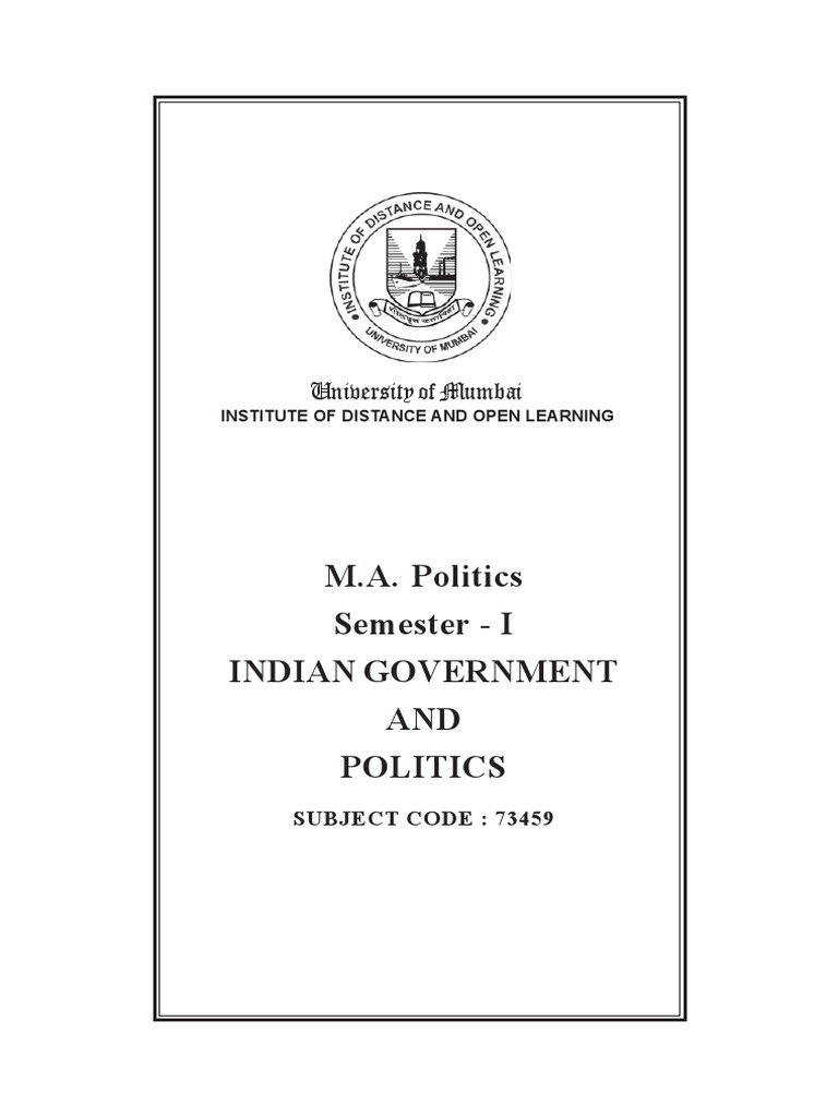 Indian Government and Politics | PDF | Jawaharlal Nehru | Government