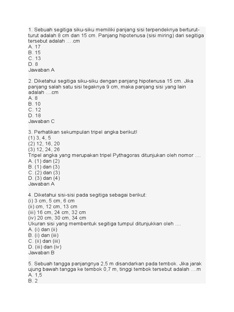 Soal MTK | PDF | Metode & Bahan Ajar