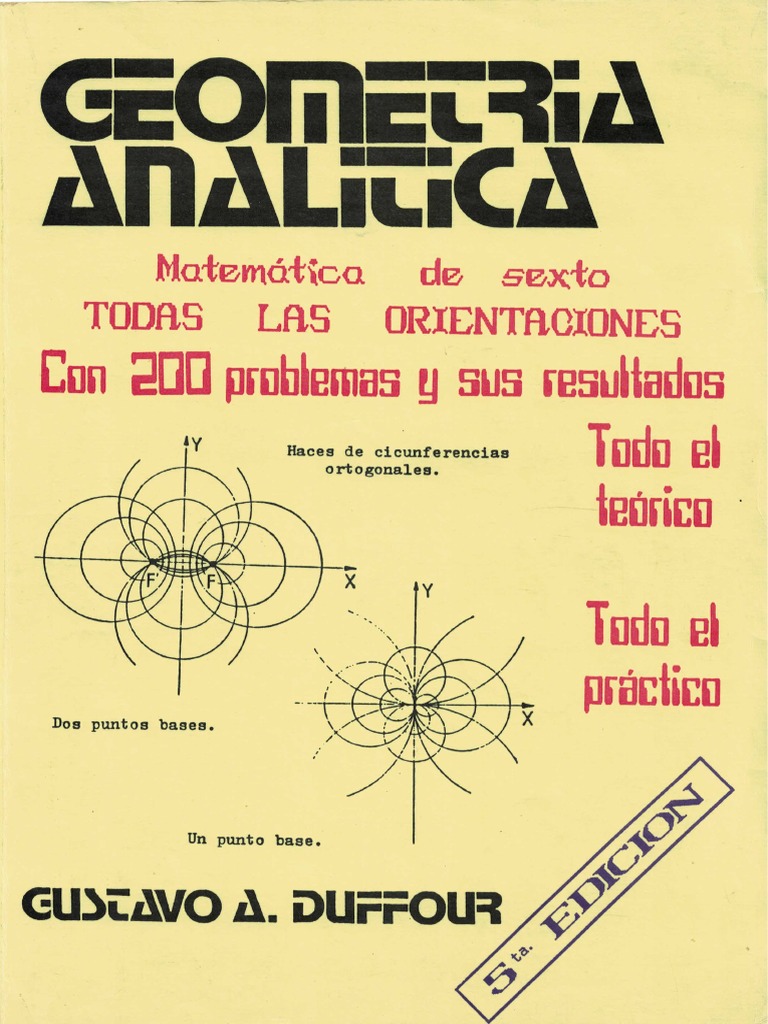 Geometria Analitica Matematica de Sexto | PDF