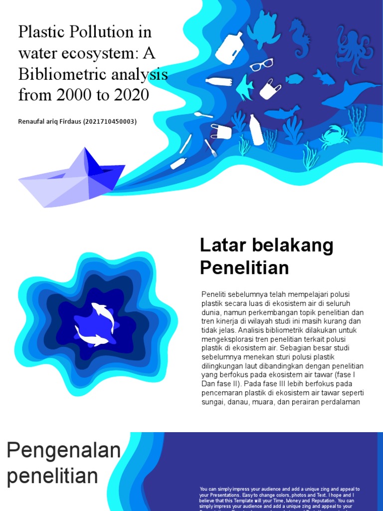 Stop Ocean Plastic Pollution PowerPoint Templates | PDF | Microsoft ...