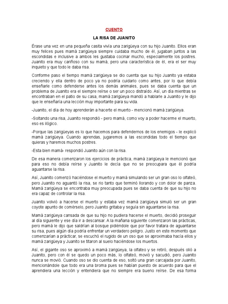 La Risa de Juanito | PDF | La risa