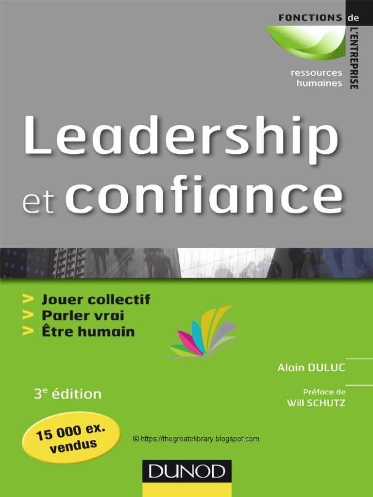 Leadership Et Confiance Jouer Collectif Parler Vrai Être Humain | PDF ...