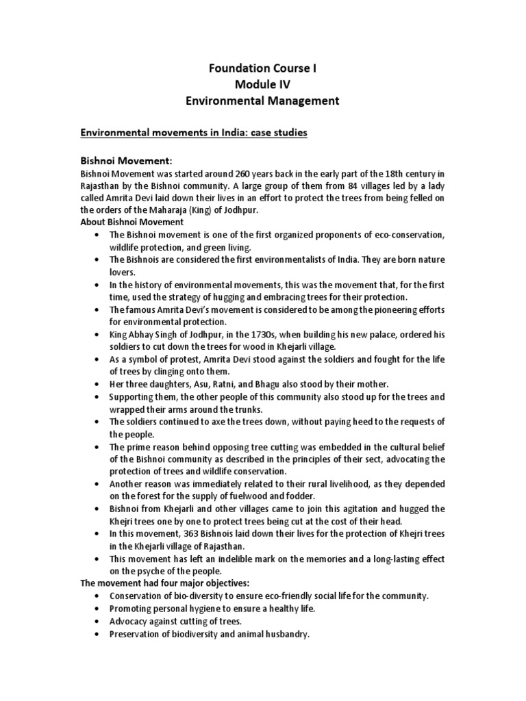 Environment Case Studies | PDF | Natural Environment
