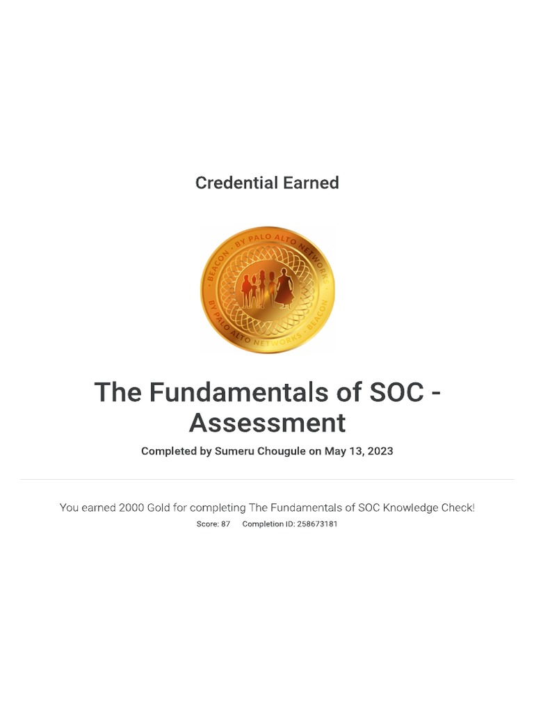 Fundamentals of SOC | PDF