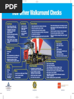 Driver Vehicle Safety Checklist | PDF | Vehicles | Truck