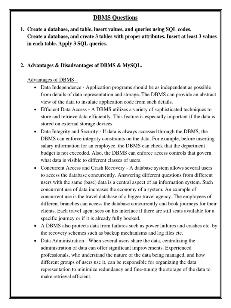 Dbms Download Free Pdf Databases Relational Database