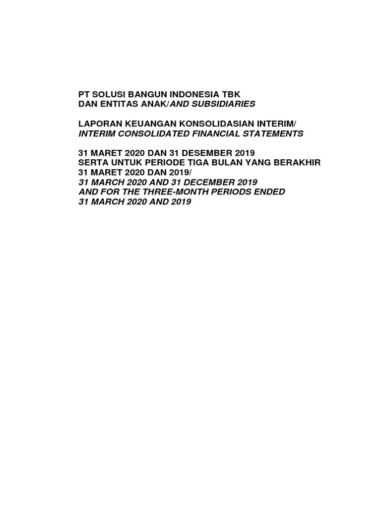 SMCB LK TW I 2020 | PDF