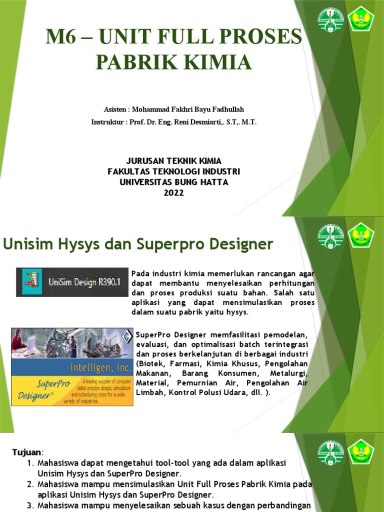Simulasi Proses Pabrik Kimia Hysys | PDF
