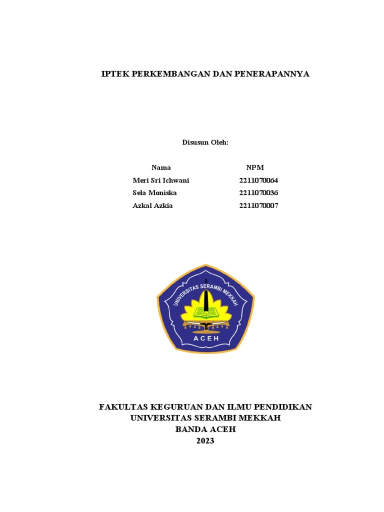 Makalah Perkembangan Iptek | PDF