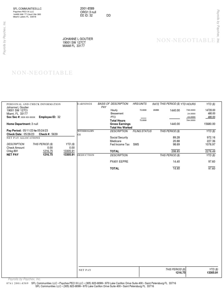 Multiple Check Stubs | PDF