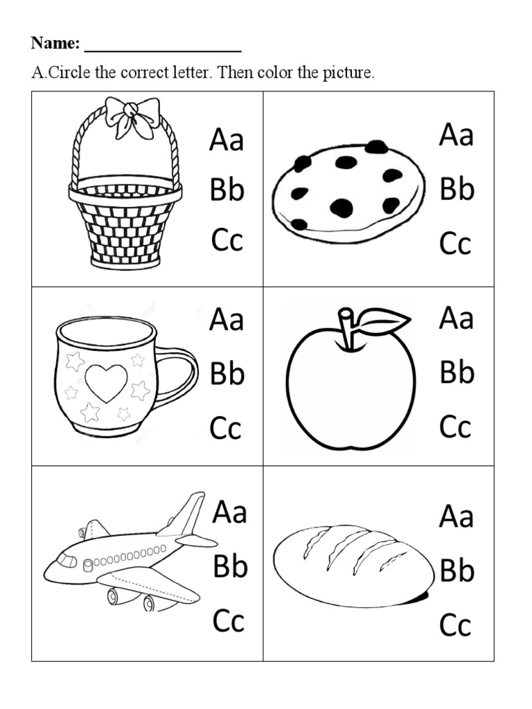 ABC Review Worksheet | PDF