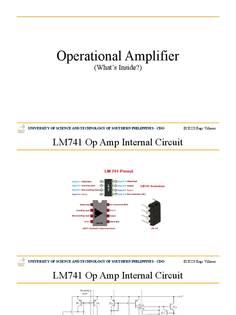 7 Practical Operational Amplifier (White Box) | PDF | Operational Amplifier | Bipolar Junction ...