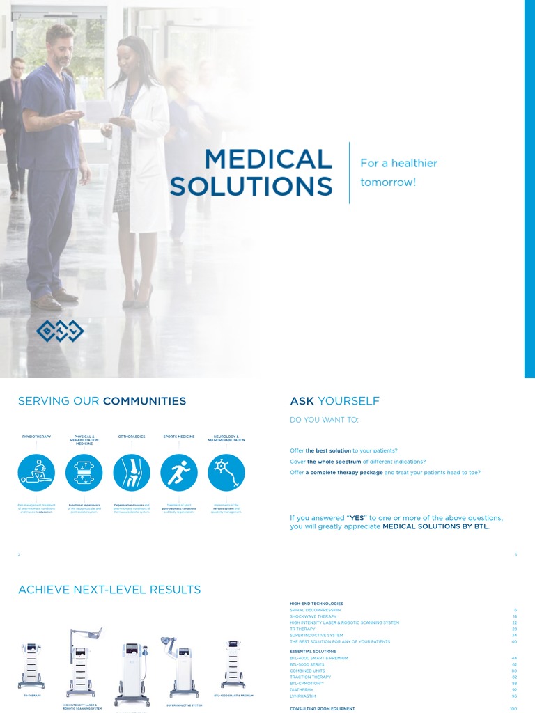 BTL Medical Solutions for Pain Management | PDF | Vertebral Column ...