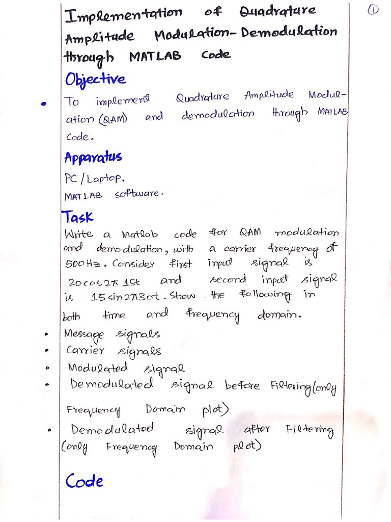 Comm sys Lab-8 | PDF