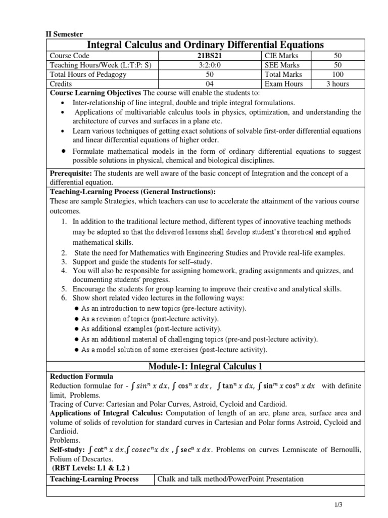 Comm 2 Syll | Download Free PDF | Entropy | Differential Equations
