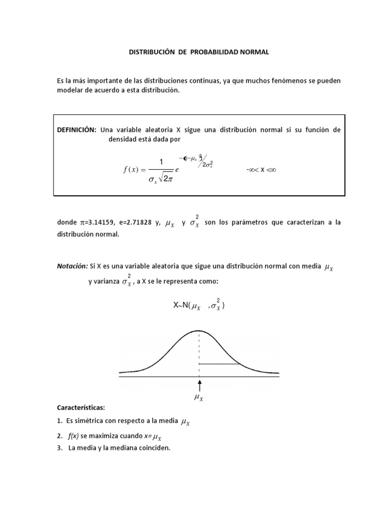 Distribucion Normal | PDF
