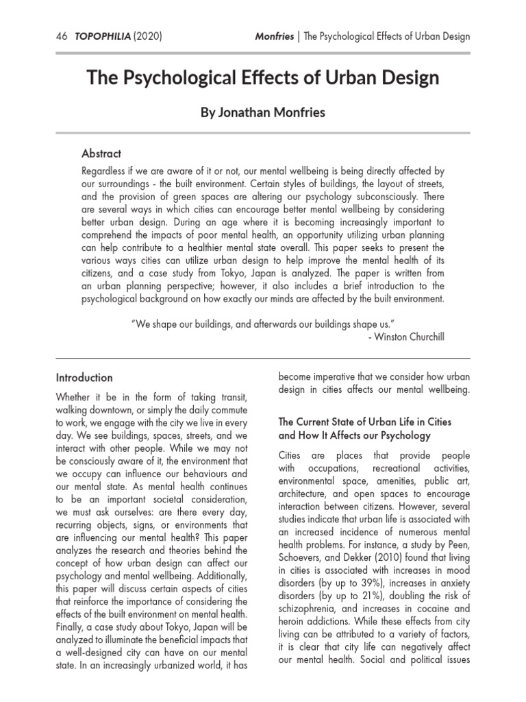 Topophilia 2020 Monfries | PDF